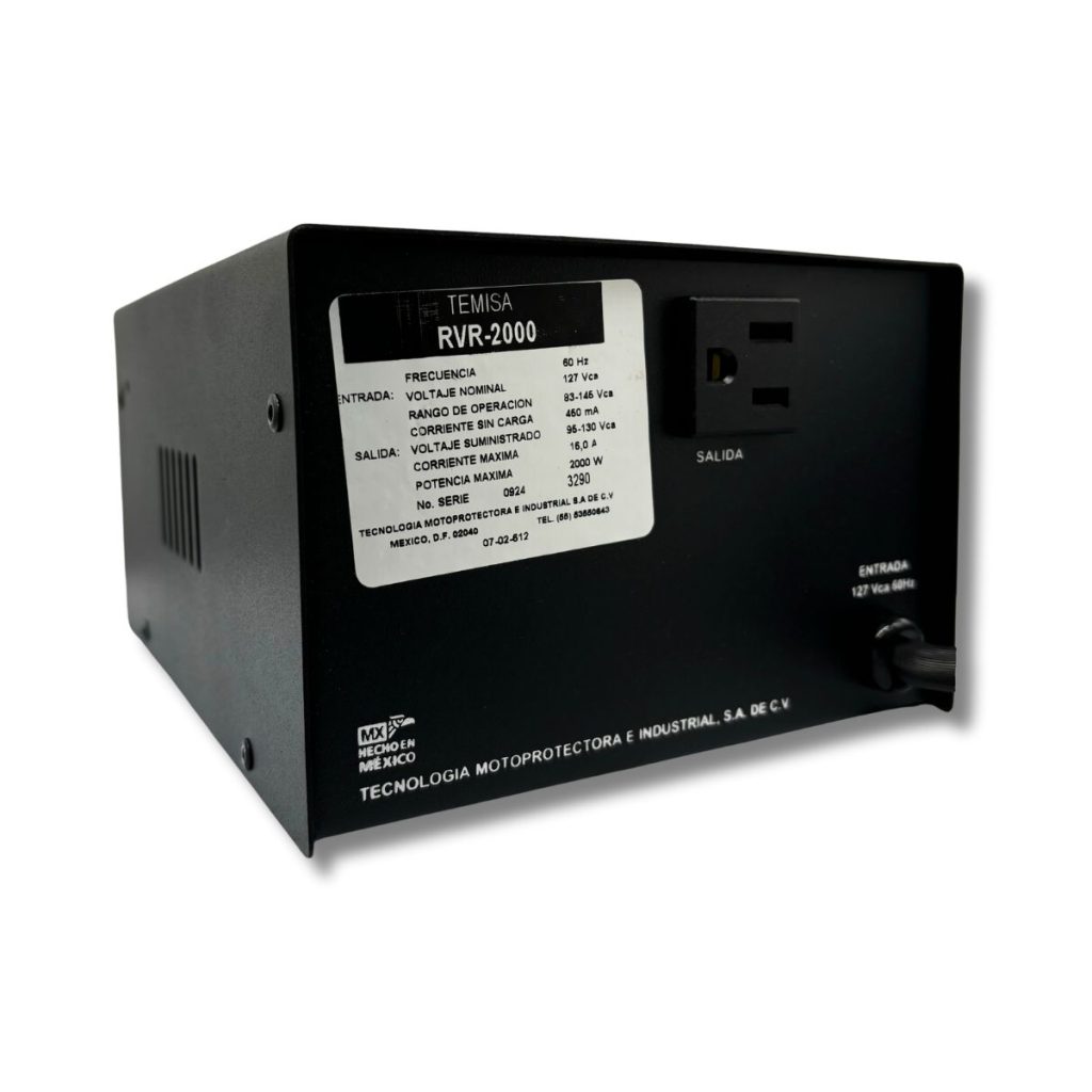 Regulador RVR-2000P – TEMISA – Motoprotectores, Reguladores, Cerraduras